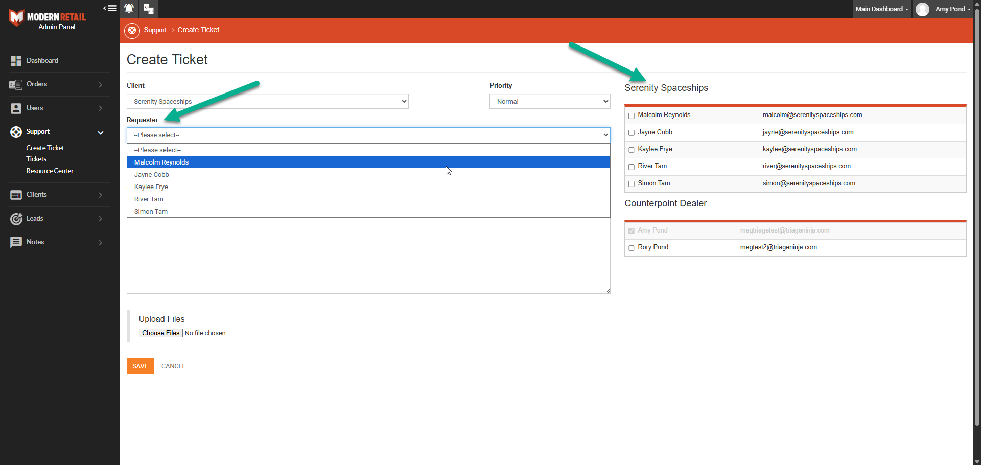 Creating a Ticket as a Partner – Help & Resource Center