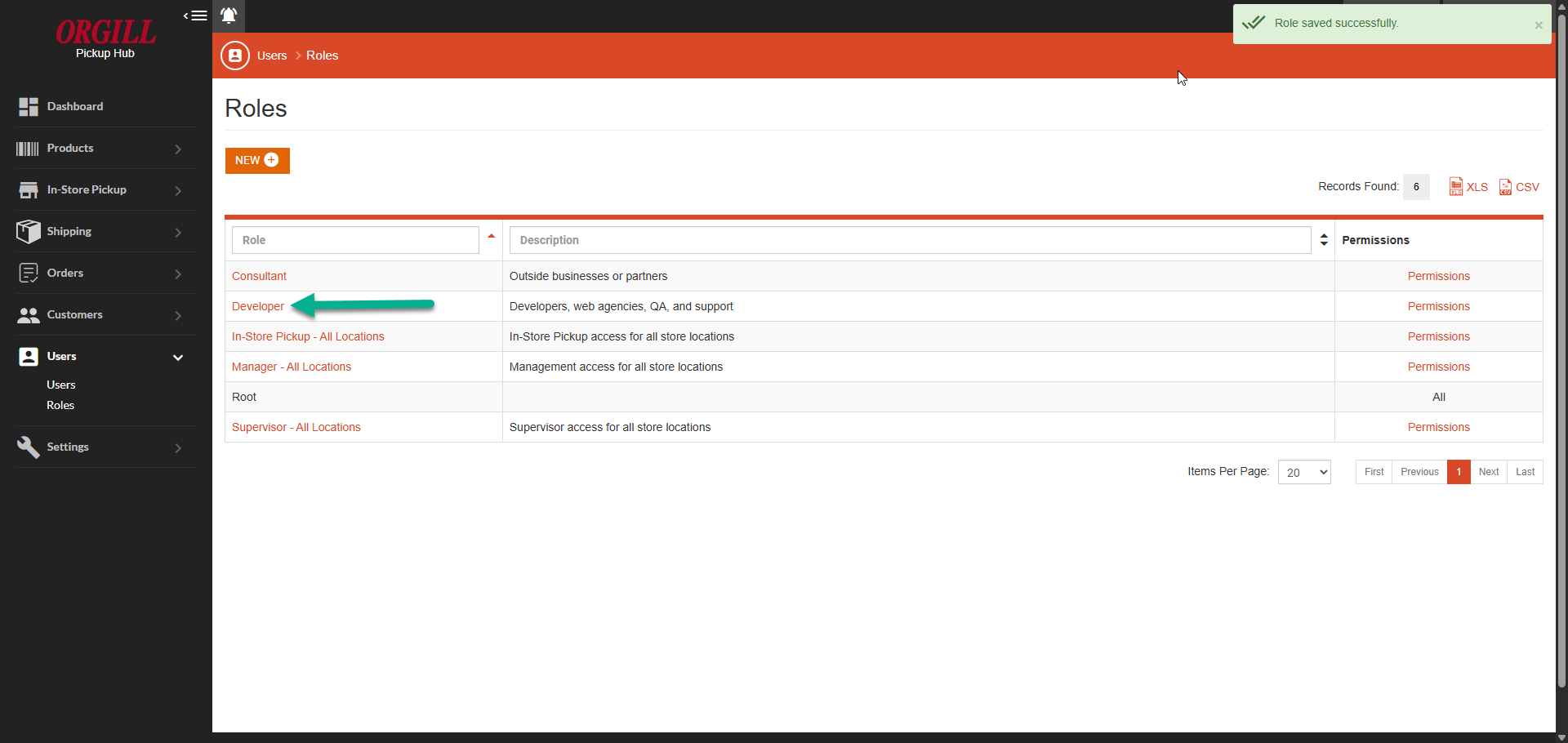 Creating User Roles – Help & Resource Center