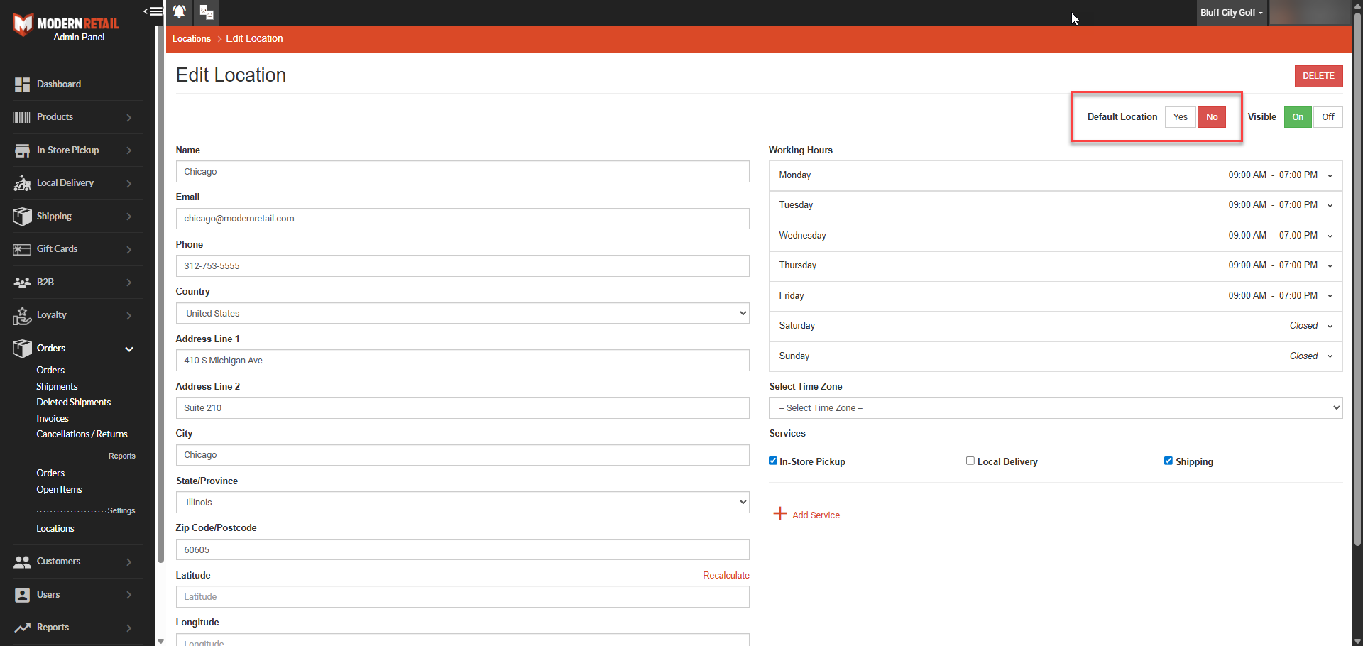 Setting Up Locations in the Admin Panel – Help & Resource Center